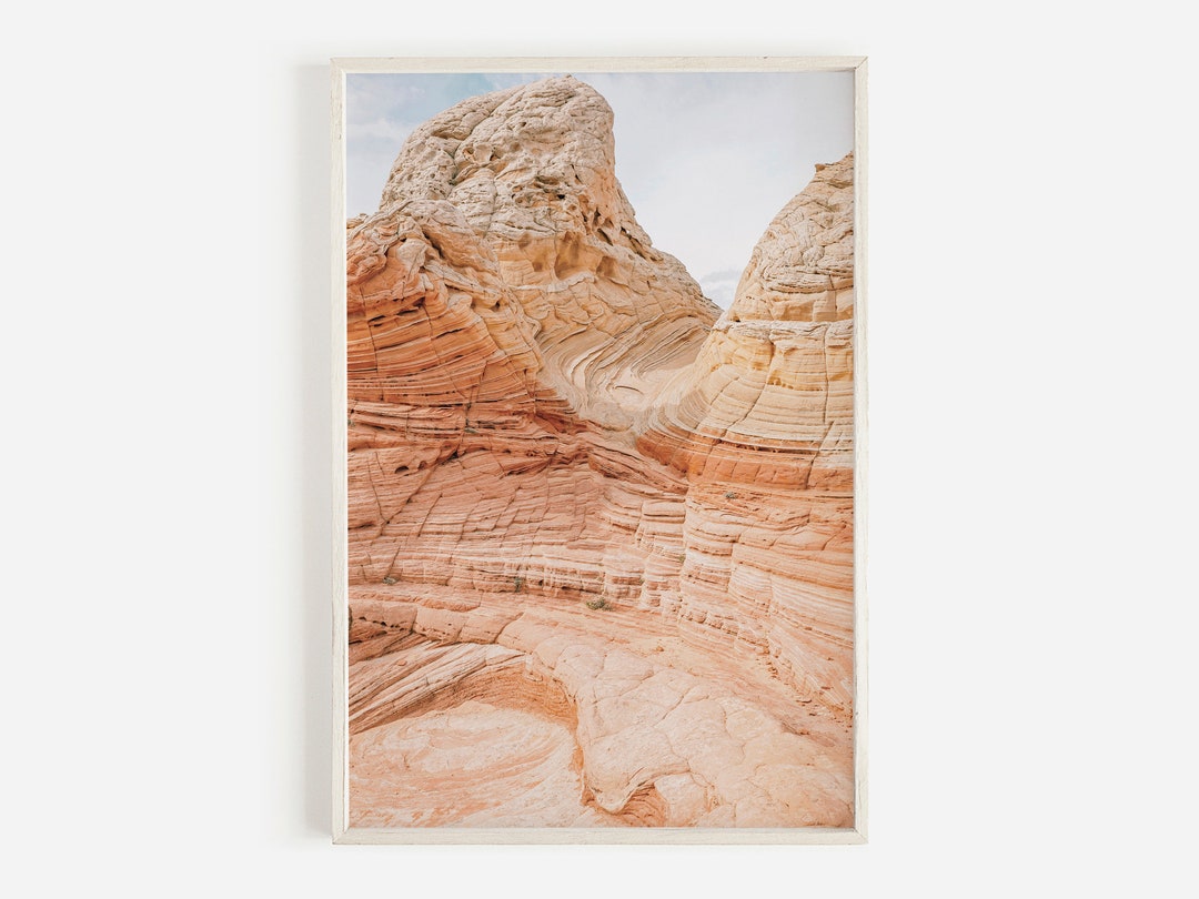 Vermillion Cliffs Poster Moon Rocks Print Desert Rock - Etsy