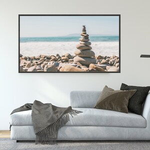 Samsung Frame TV Art, Beach Rocks Photo, Rocky Shore Print, Beach ...
