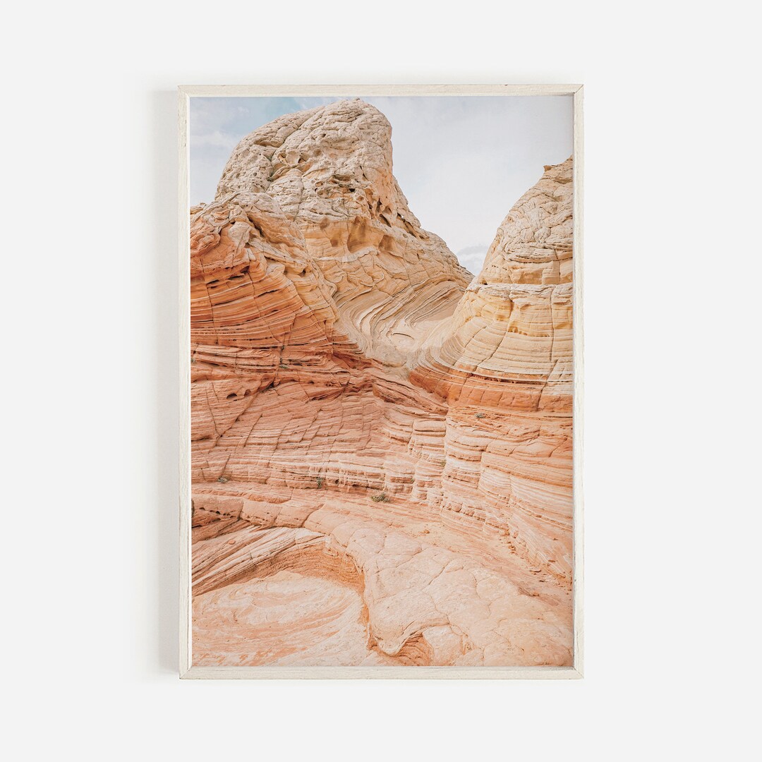 Vermillion Cliffs Poster, Moon Rocks Print, Desert Rock Formations, Dry ...