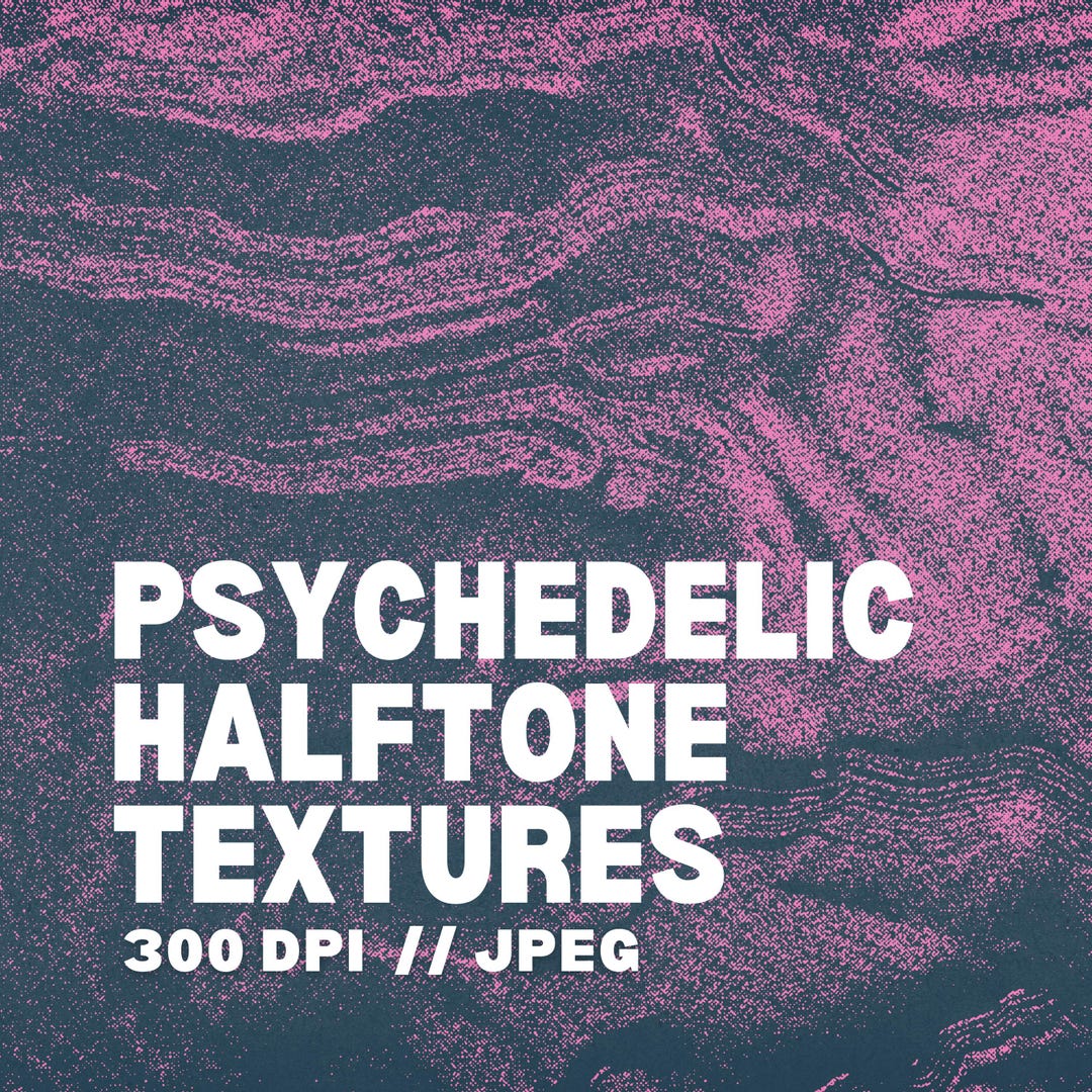 Psychedelic Halftone Textures, Psychedelic Textures, Halftone Pattern, Abstract Patterns, Retro ...