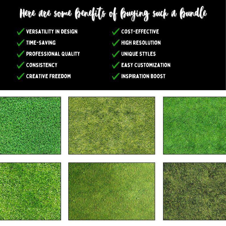 Organic Grass Texture Pack, Texture Overlay, Grass Overlay, Grass ...