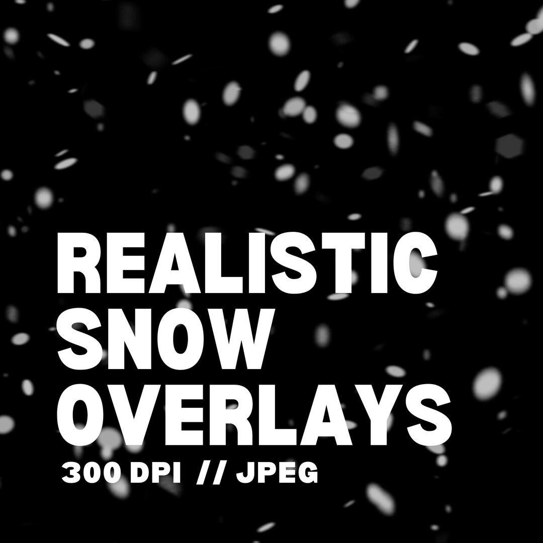 Realistic Snow Overlays, Snow Overlays, Snow Textures, Snow Effects ...