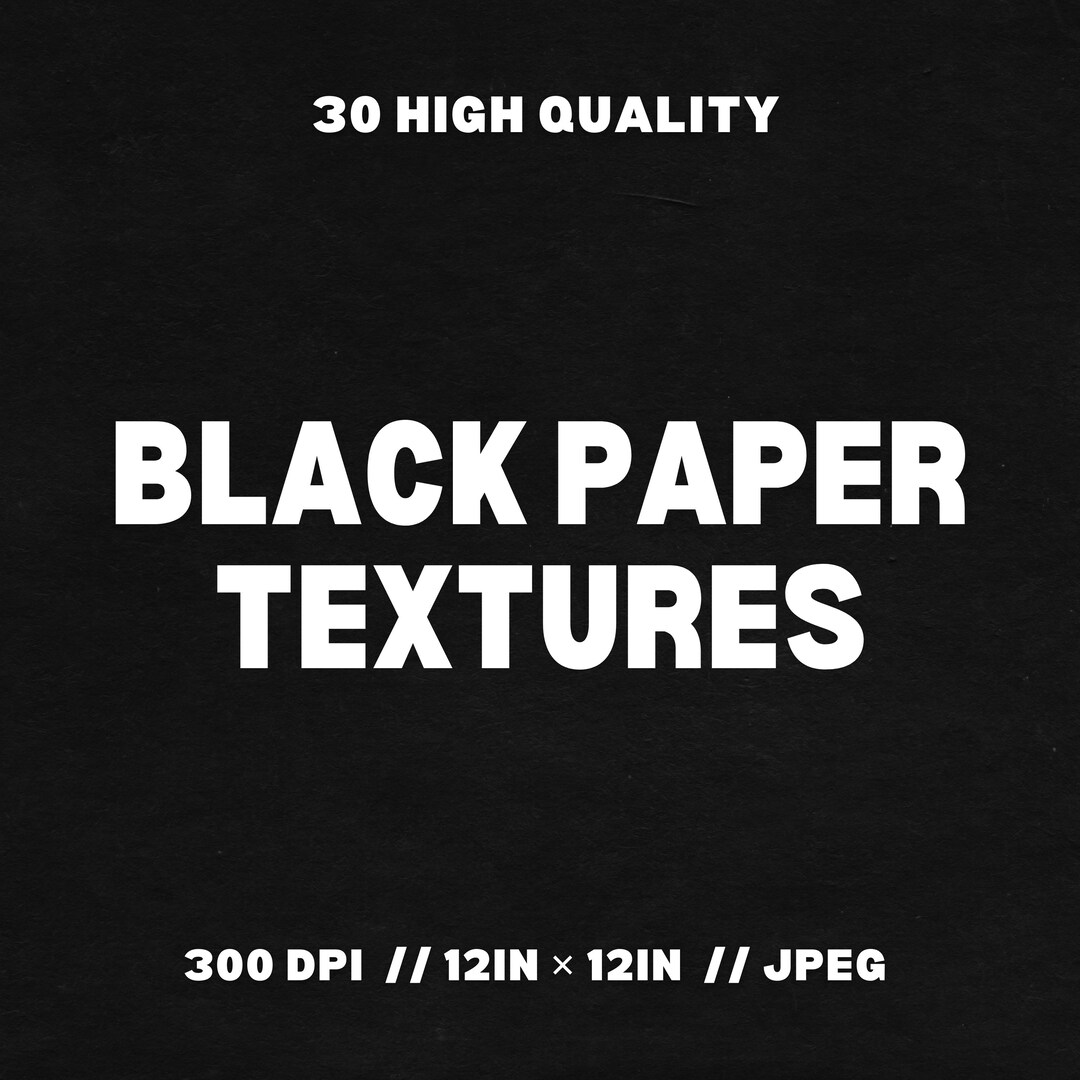 30 Black Paper Textures, Black Background, Black Textures, Scrapbook ...