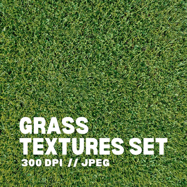 Grass Textures Set, Nature Backgrounds, Grass Overlay, Digital Textures ...