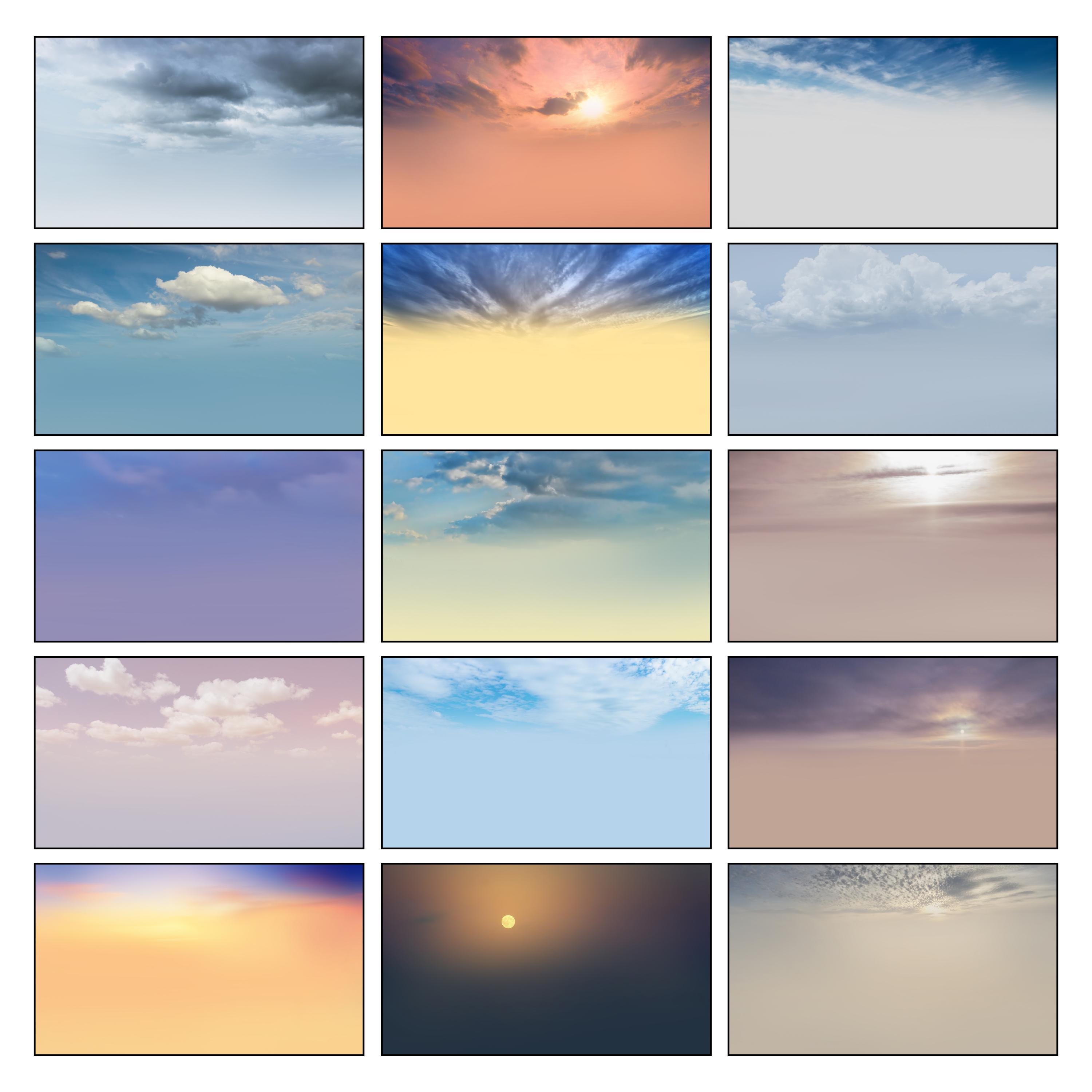 Long Exposure Sky Overlays, Photo Overlays, Sky Overlays, Sunset ...