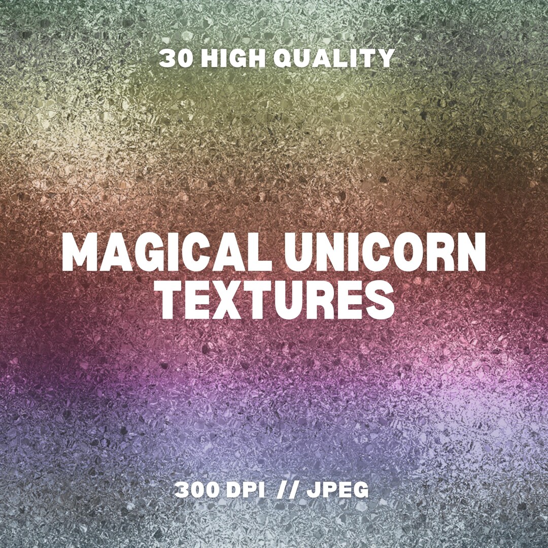 Magical Unicorn Textures, Pastel Backgrounds, Glitter Overlay, Rainbow ...
