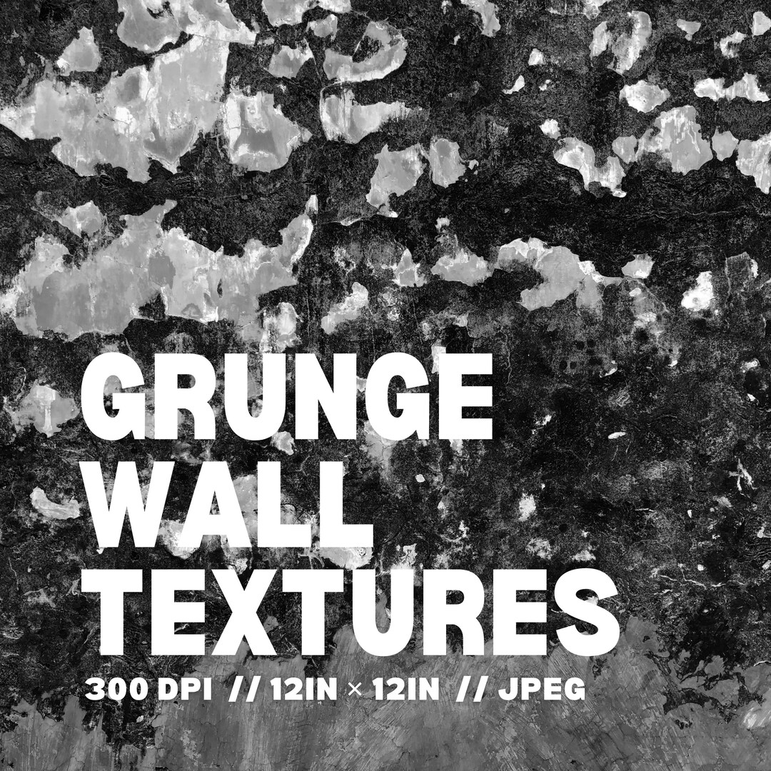 Grunge Wall Textures, Textured Wallpapers, Digital Grunge Paper ...