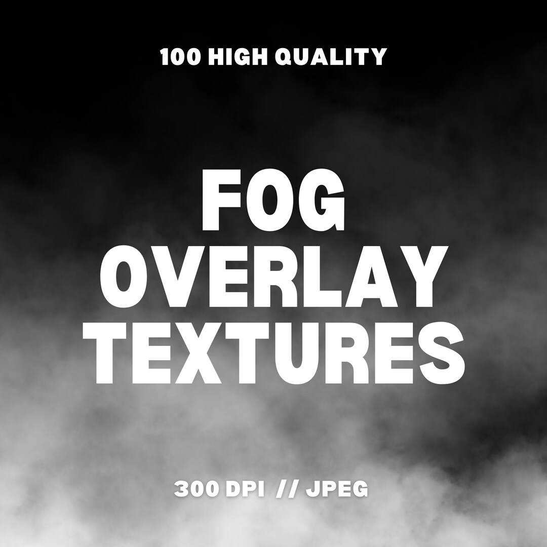 Fog Overlay Textures, Photo Effects, Digital Overlays, Mist Overlays ...