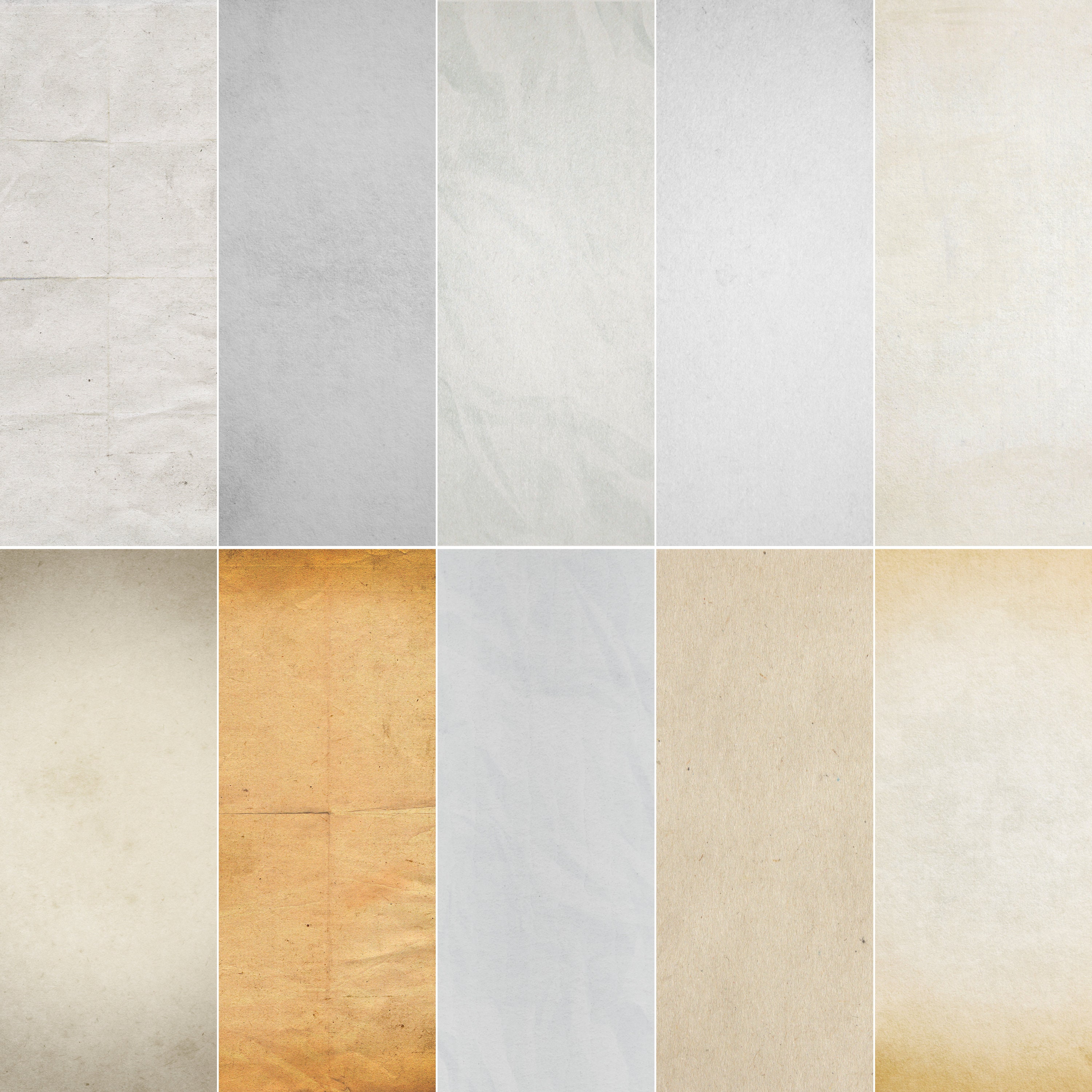 10 Paper Textures, Textured Paper, Paper Texture, Digital Paper, Paper ...