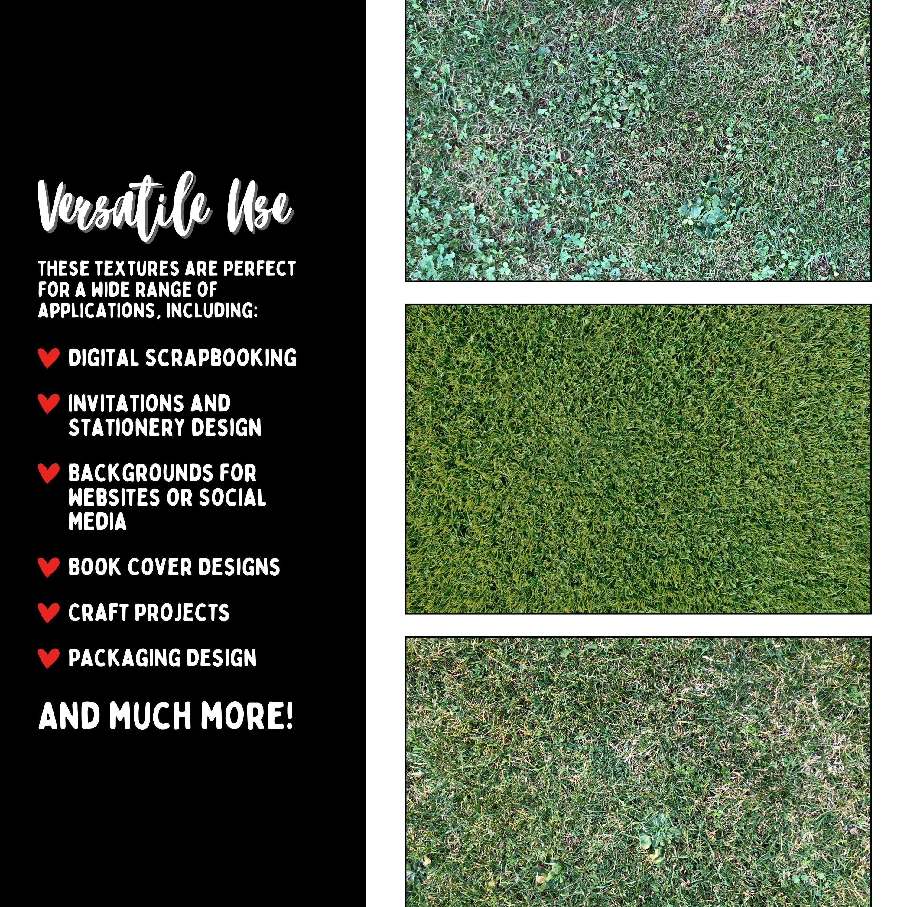 Grass Textures Set, Nature Backgrounds, Grass Overlay, Digital Textures ...