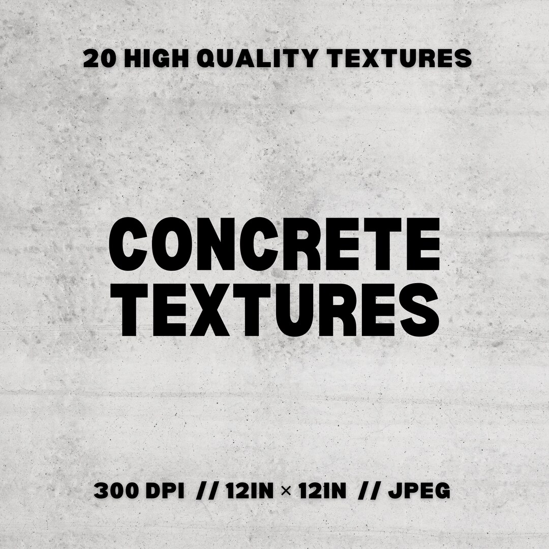 20 Concrete Texture, Concrete Texture, Seamless Pattern, Printable Paper, Craft Supplies ...