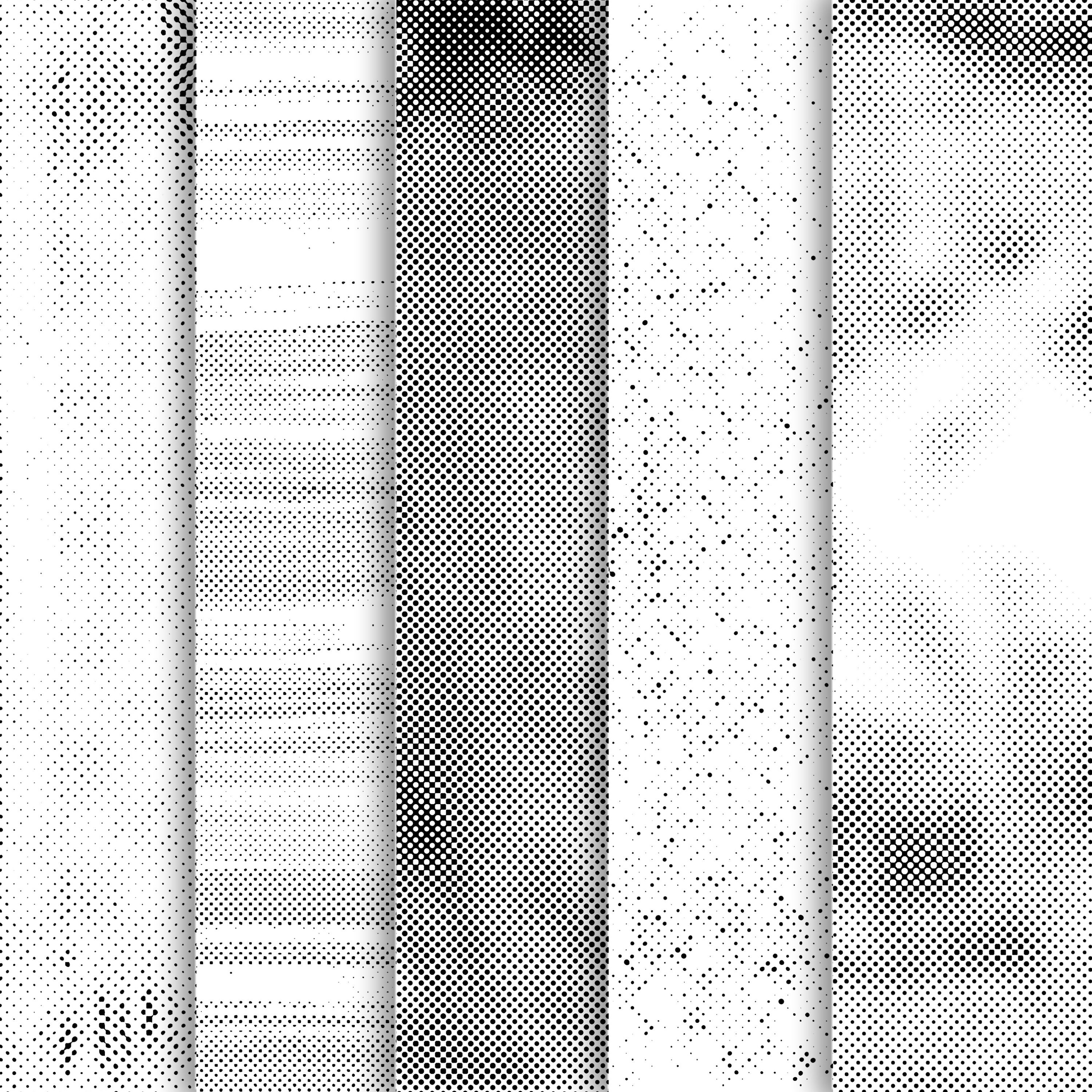 10 Halftone Textures, Retro Textures, Printable Textures, Halftone Art ...