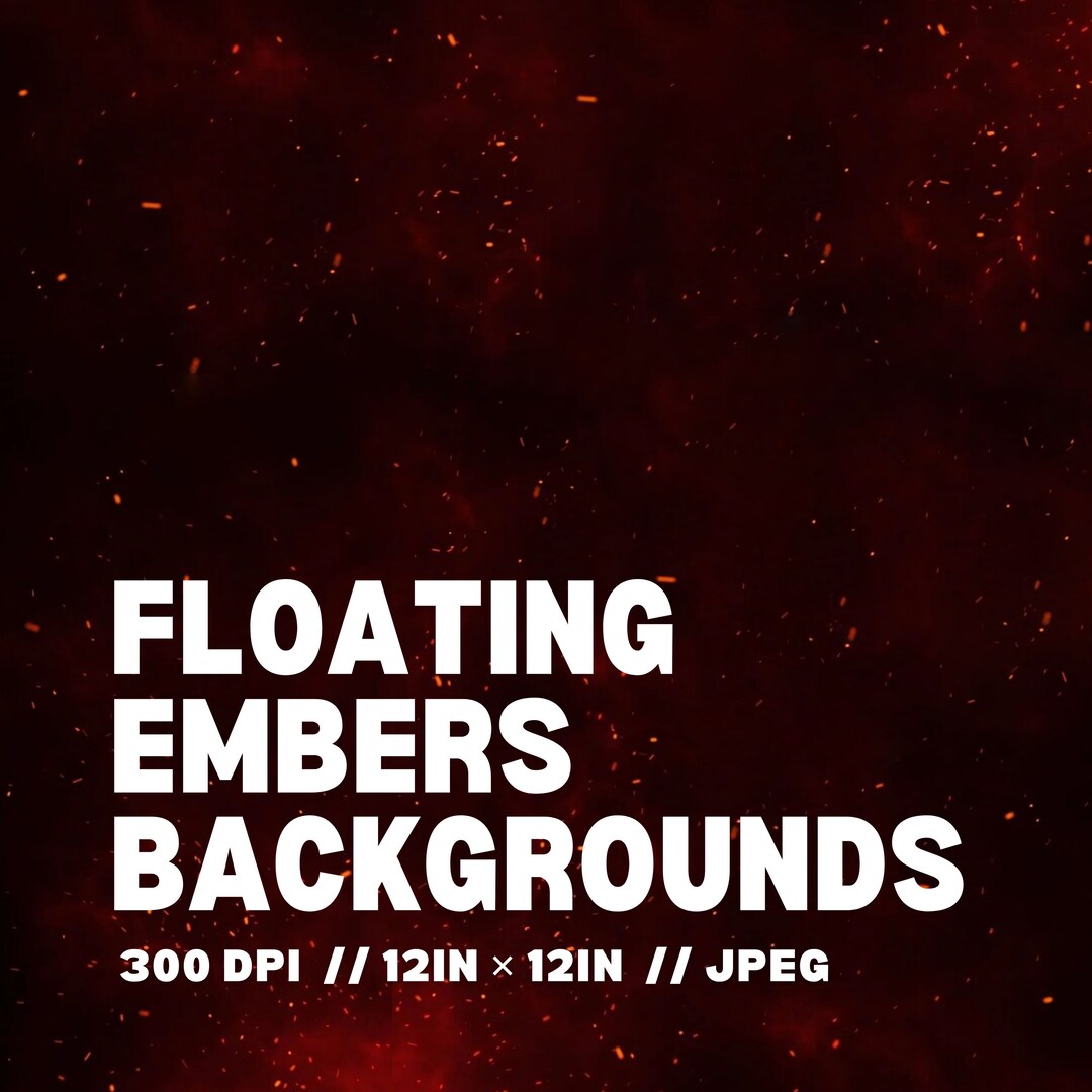 Floating Embers Backgrounds, Glowing Ember, Background Textures, Fire ...