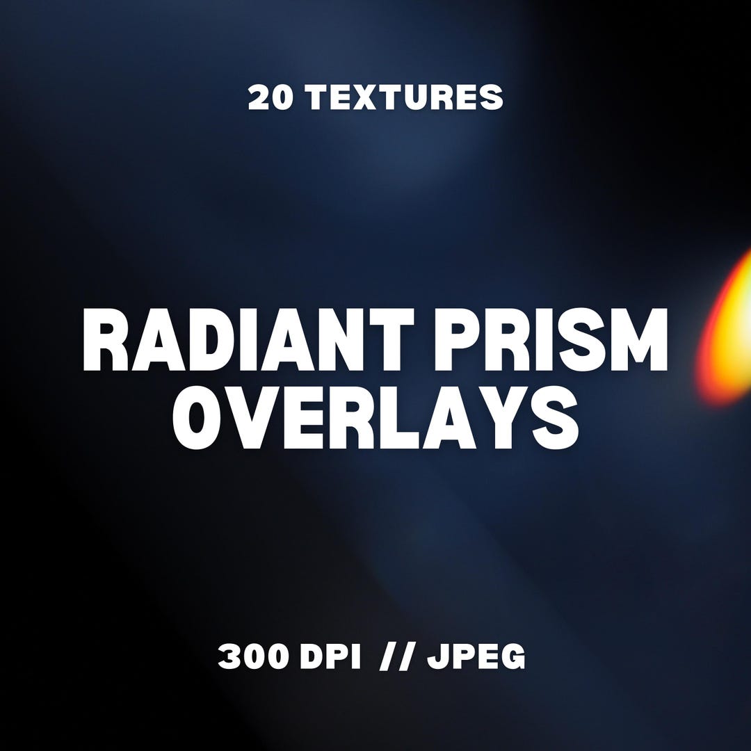 Radiant Prism Overlays, Light Overlays, Digital Overlays, Photo Effects ...