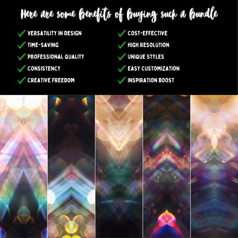 Psychedelic Lens Flare Overlay Collection, Colorful Flares, Bright ...