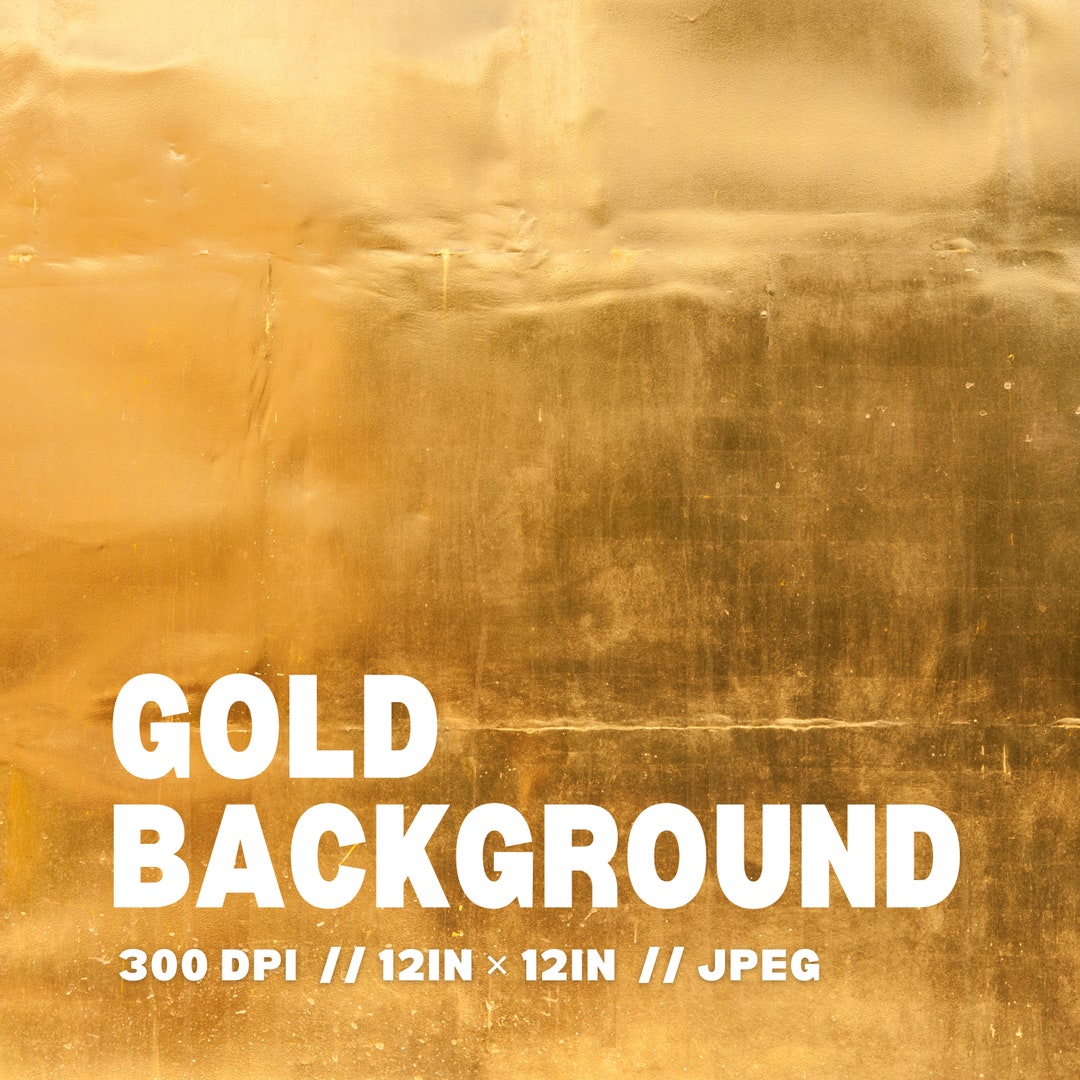 8 Gold Backgrounds, Gold Backgrounds, Gold Metallic Paper, Gold Digital ...