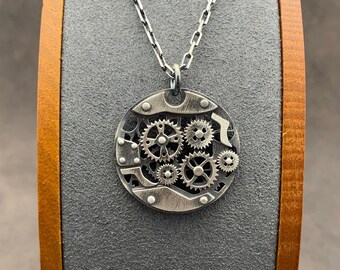 Mechanical Pendant | Etsy