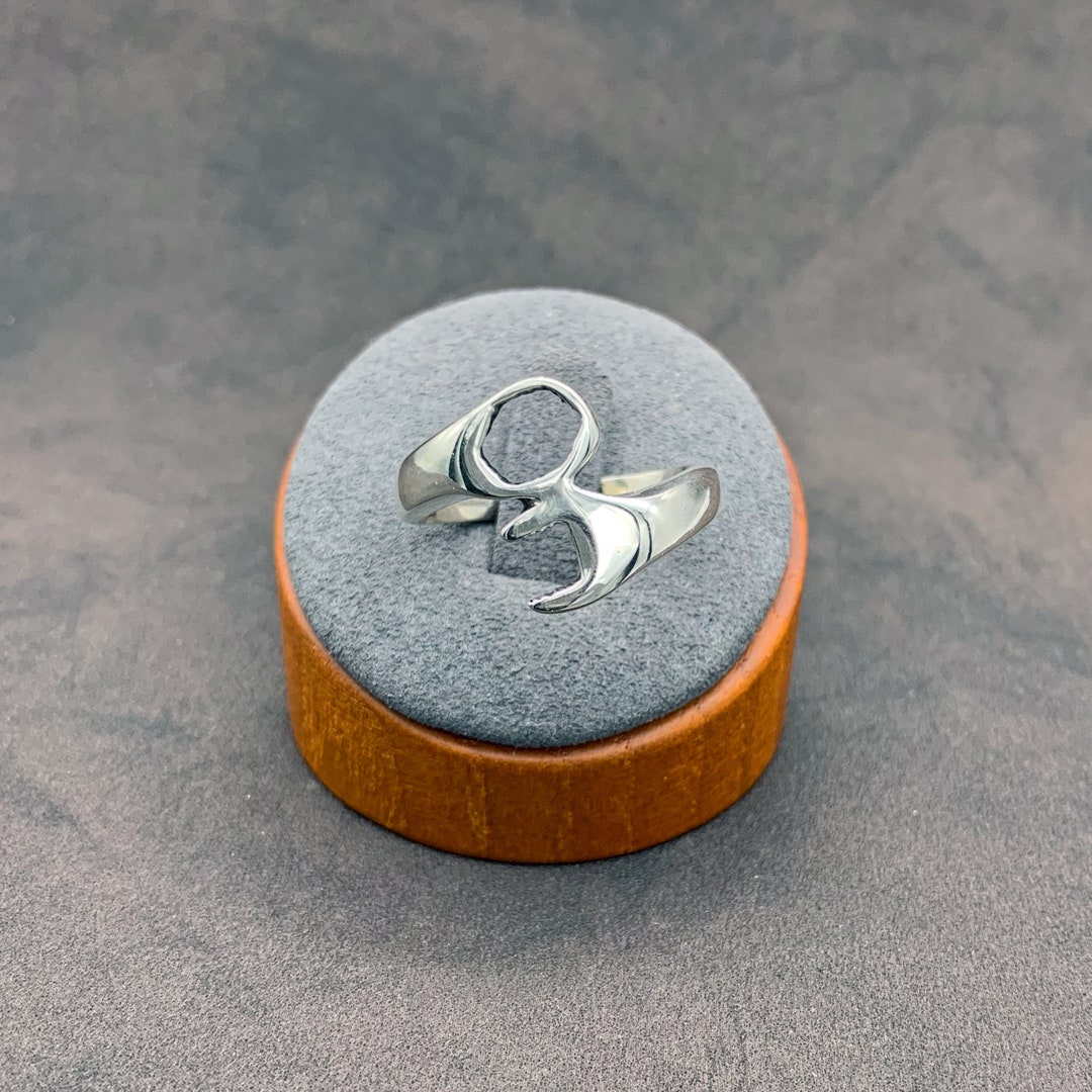 925 Sterling Silver Biker Mechanic Wrench Tool Men's Ring. Silver ...