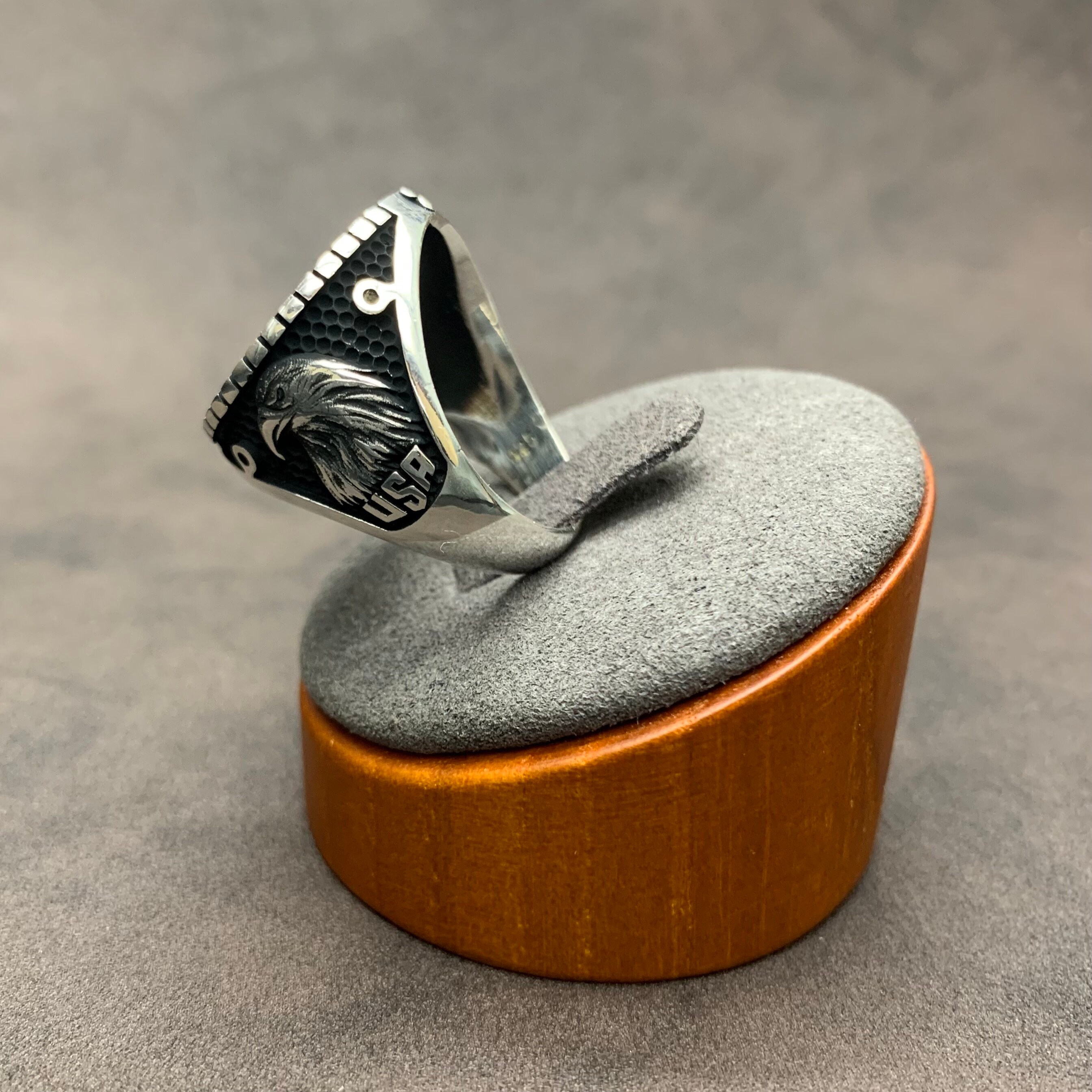 925 Sterling Silver Air Force Ring. US Air Force Ring W Medium Band ...