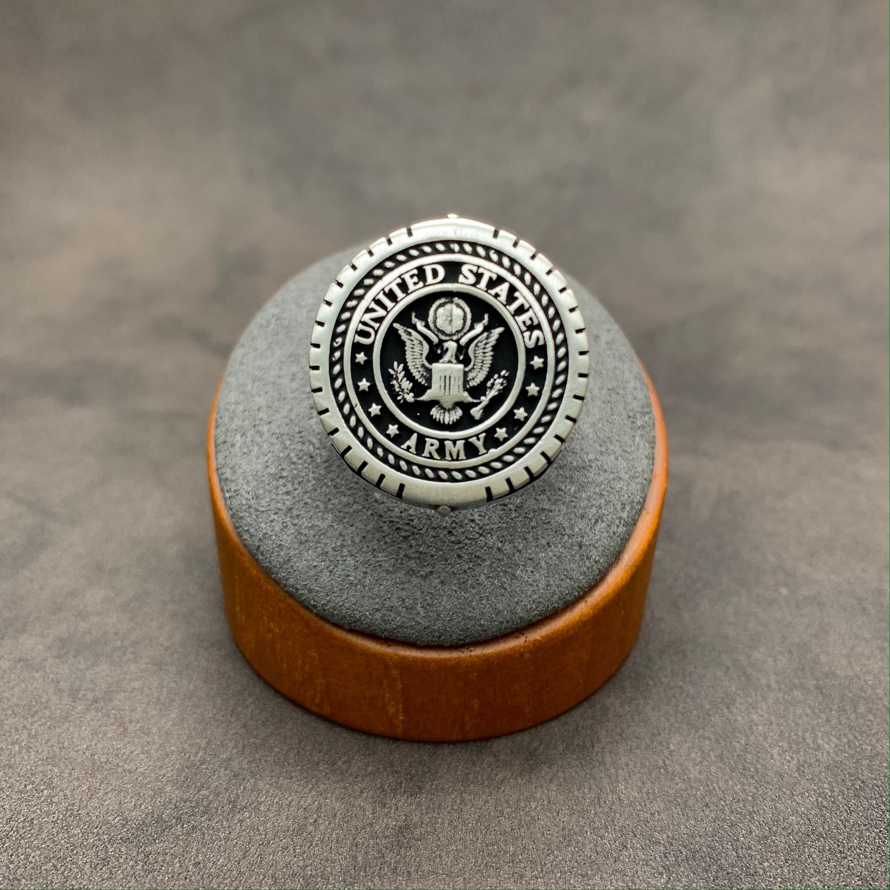 925 Sterling Silver Marine Corps Ring. US Marine Corps Ring W Medium ...