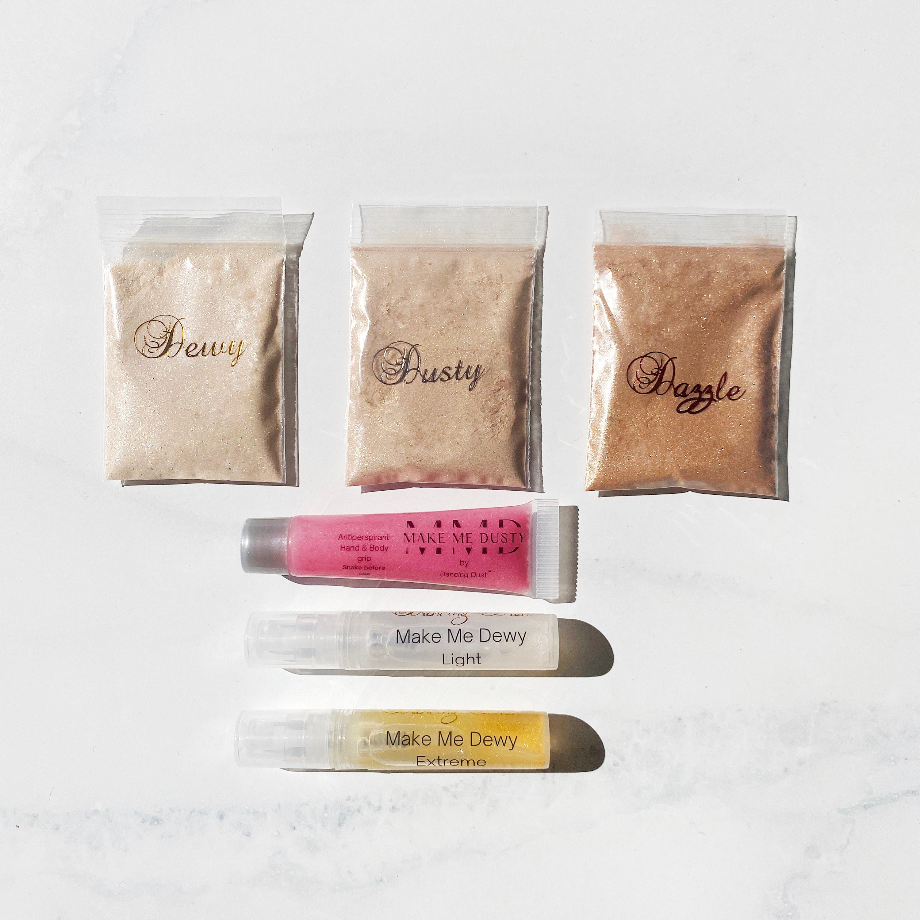 Dancing Dust Body Shimmer Sample Pole Dance Grip Tester Packs - Etsy