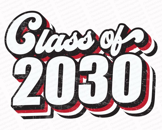 Class of 2030 Sublimation PNG Retro Sublimation Designs - Etsy