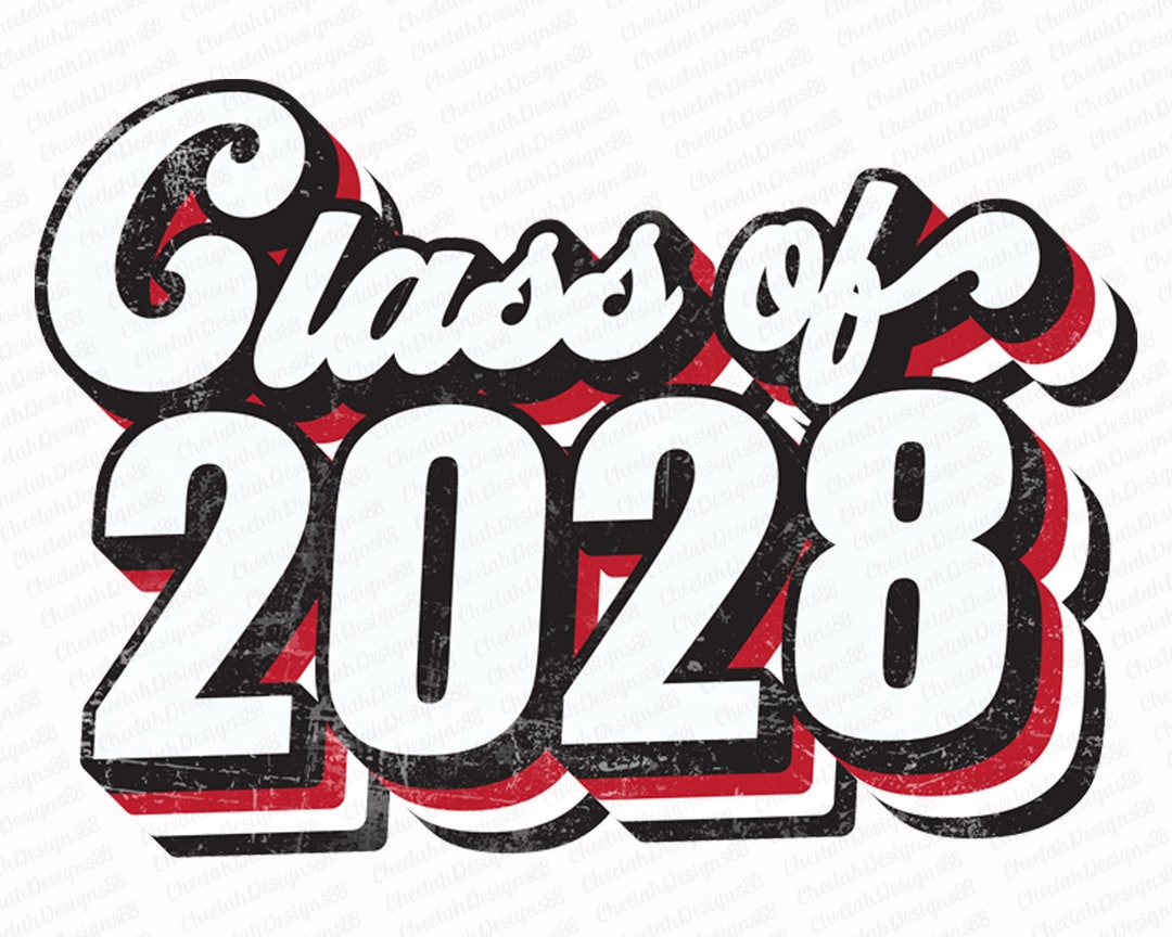 Class of 2028 Sublimation PNG, Retro Sublimation Designs, Sublimate PNG ...