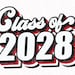 Class of 2028 Sublimation PNG, Retro Sublimation Designs, Sublimate PNG ...