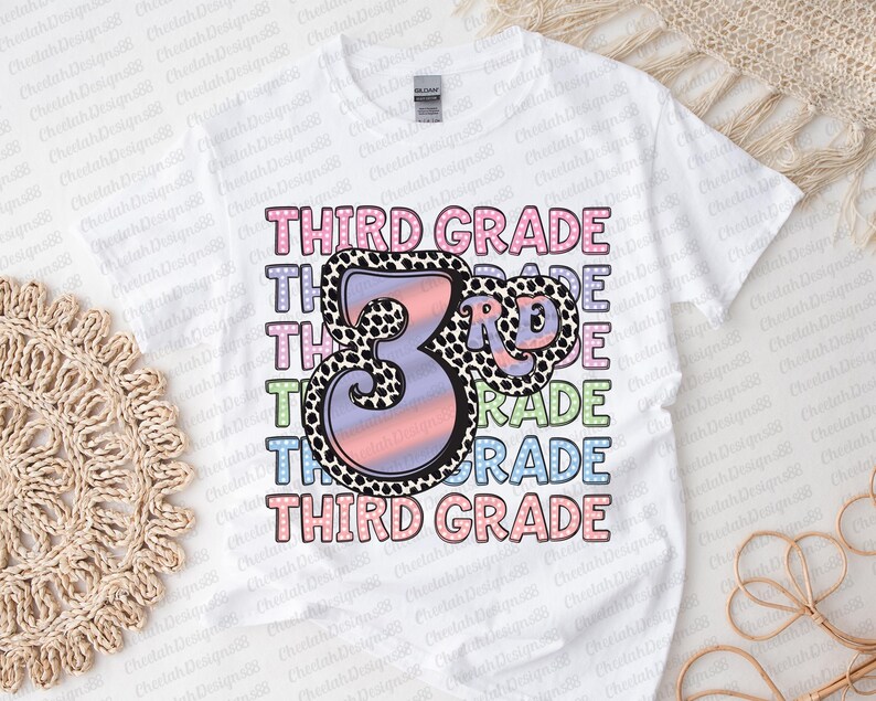 3rd Grade Png, Third Grade Png, First Day of School, Back to School Png ...