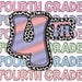 4th Grade Png, Fourth Grade Png, First Day of School, Back to School ...