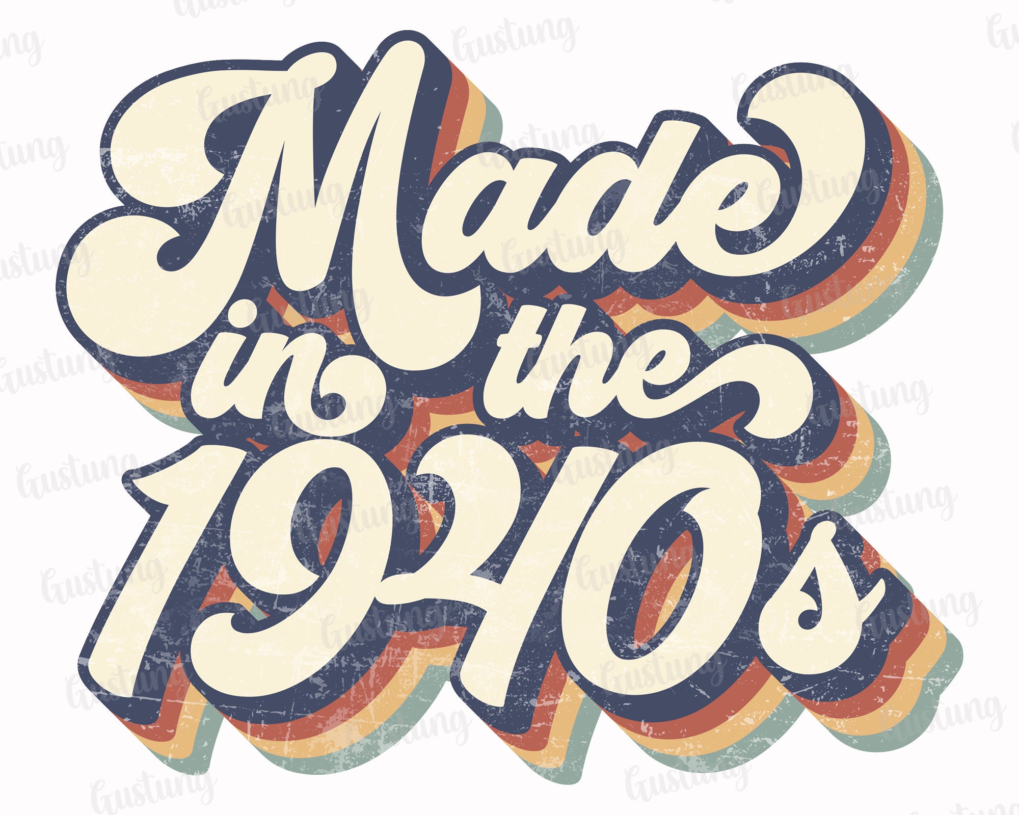 Made in the 1940s Sublimation PNG, Retro Design (digital Download) - Etsy