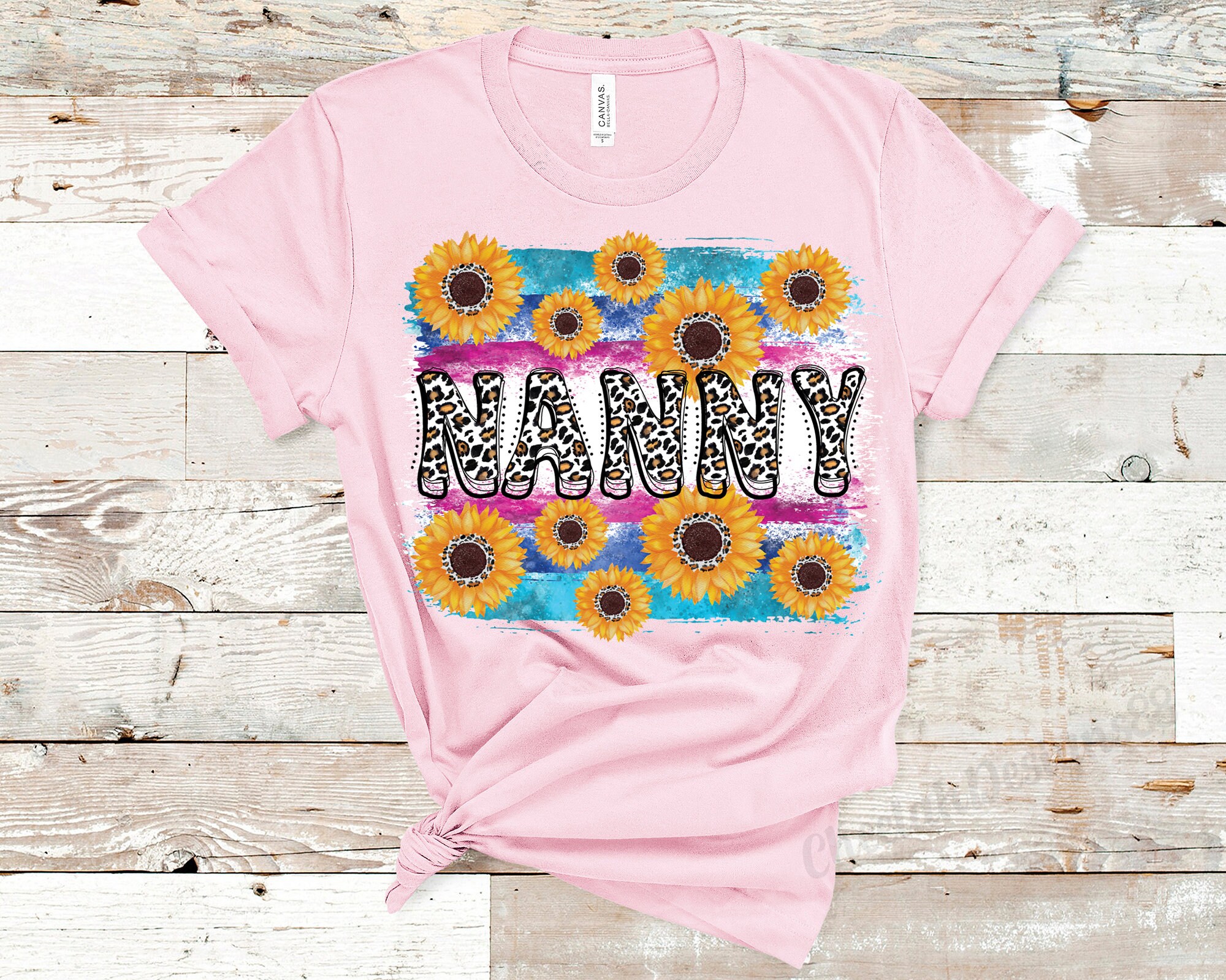 Nanny Sublimation Designs Downloads Nanny Sunflower Leopard - Etsy