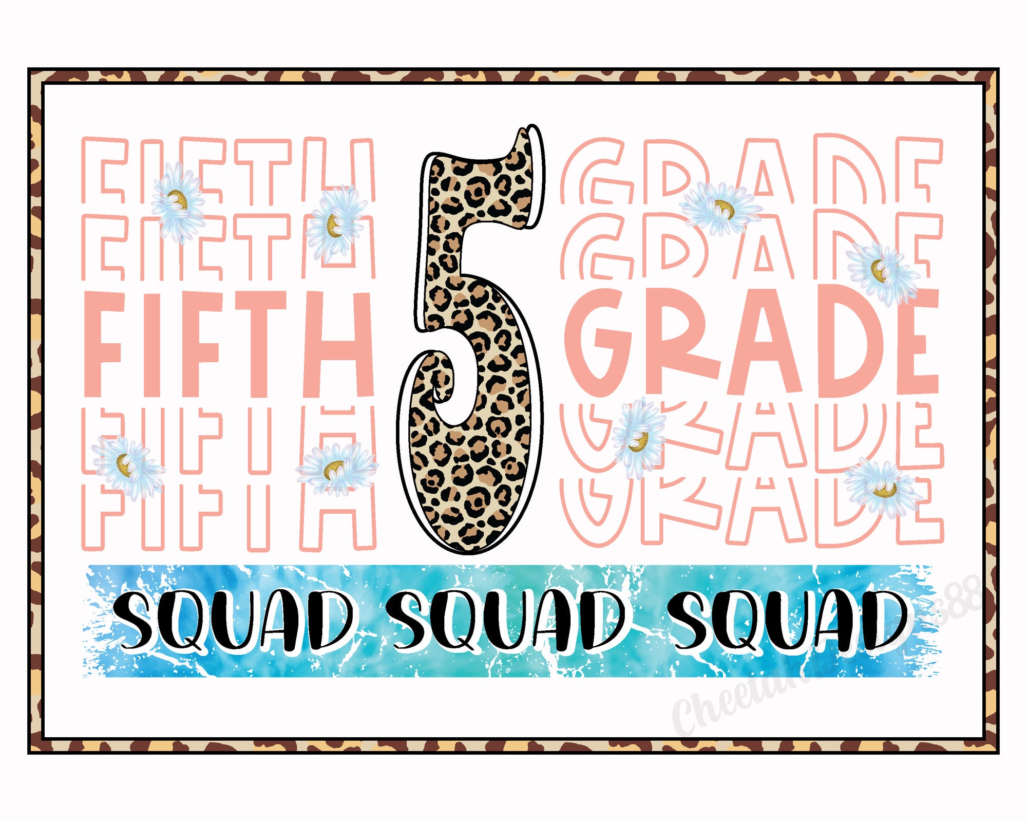 Fifth Grade Squad Png 5th Grade Png First Day of School - Etsy