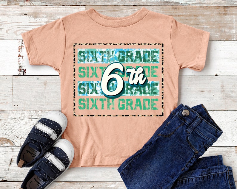 Sixth Grade Png, 6th Grade Png, First Day of School, Back to School Png ...