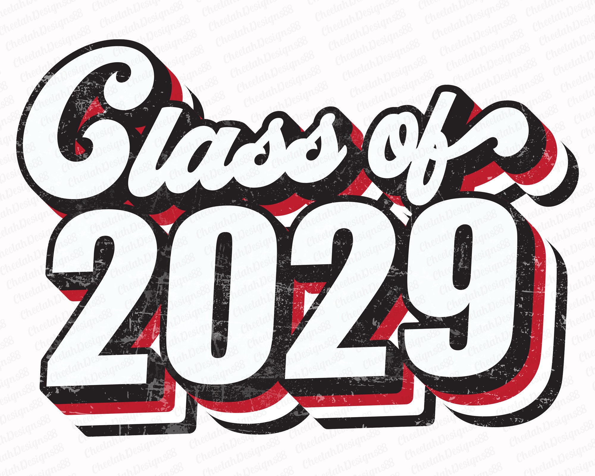 Class of 2029 Sublimation PNG, Retro Sublimation Designs, Sublimate PNG ...