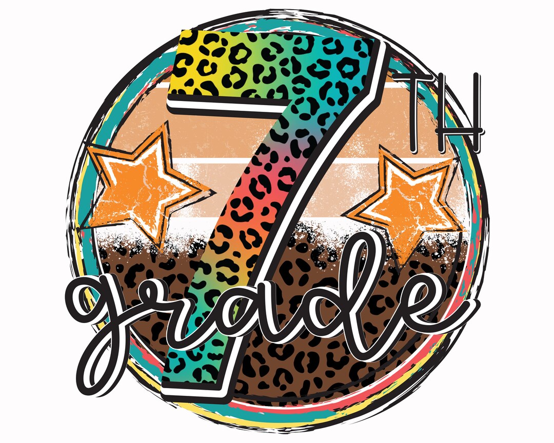 7th Grade Png, Seventh Grade Png, First Day of School, Back to School ...