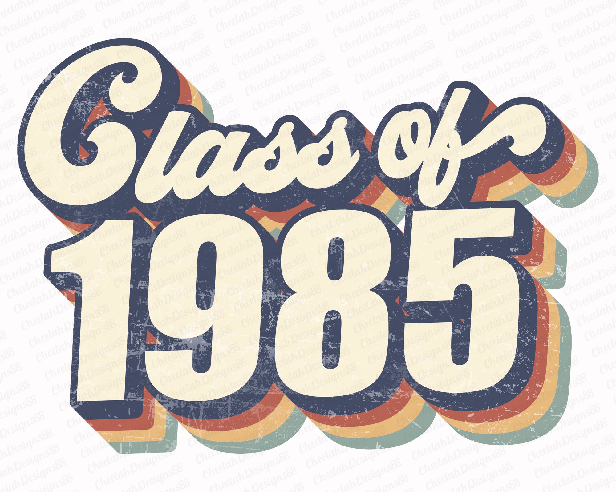 Class of 1985 Sublimation PNG Retro Sublimation Designs - Etsy