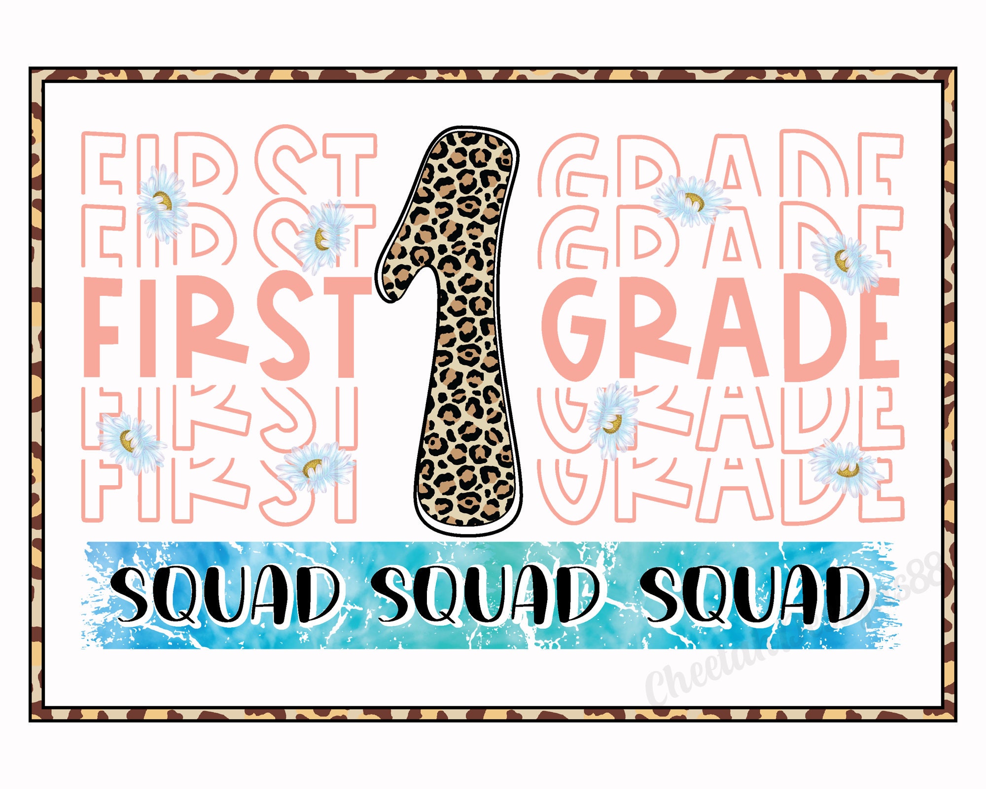 First Grade Squad Png 1st Grade Png First Day of School - Etsy