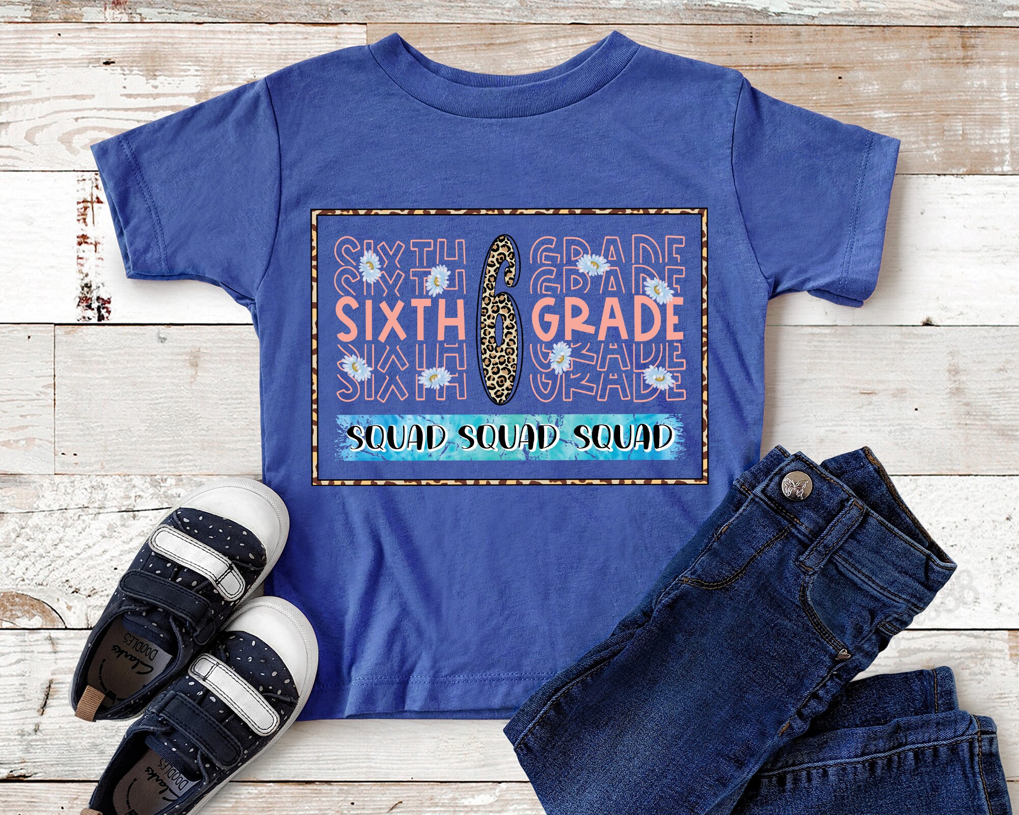 Sixth Grade Squad Png 6th Grade Png First Day of School - Etsy UK