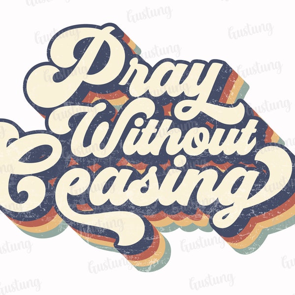 Pray Without Ceasing - Etsy UK