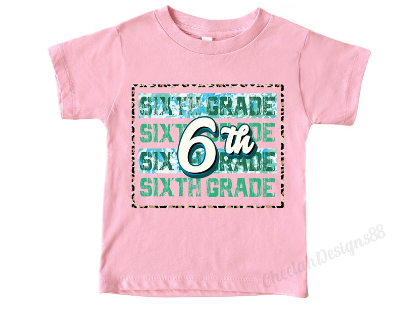 Sixth Grade Png, 6th Grade Png, First Day of School, Back to School Png ...