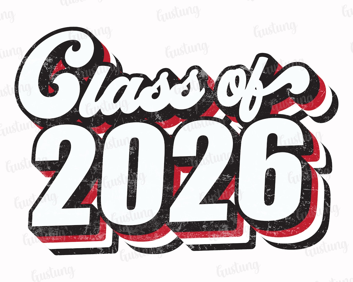 Class of 2026 Sublimation PNG, Retro Sublimation Designs, Sublimate PNG ...