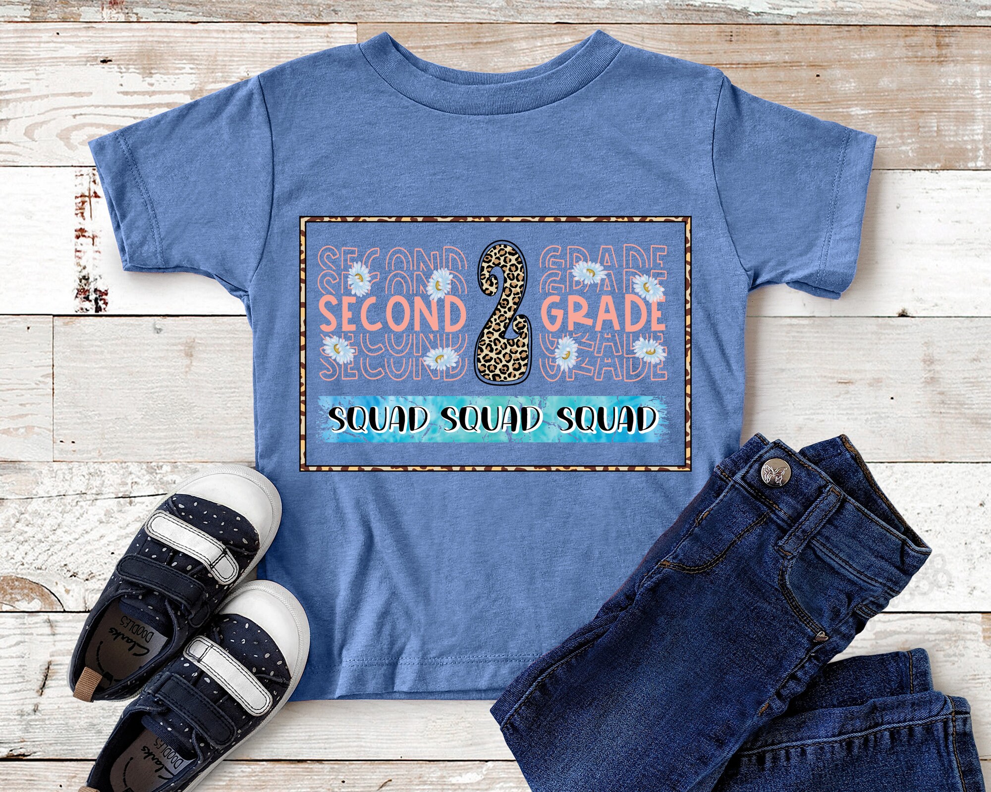 Second Grade Squad Png 2nd Grade Png First Day of School - Etsy