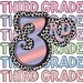 3rd Grade Png, Third Grade Png, First Day of School, Back to School Png ...