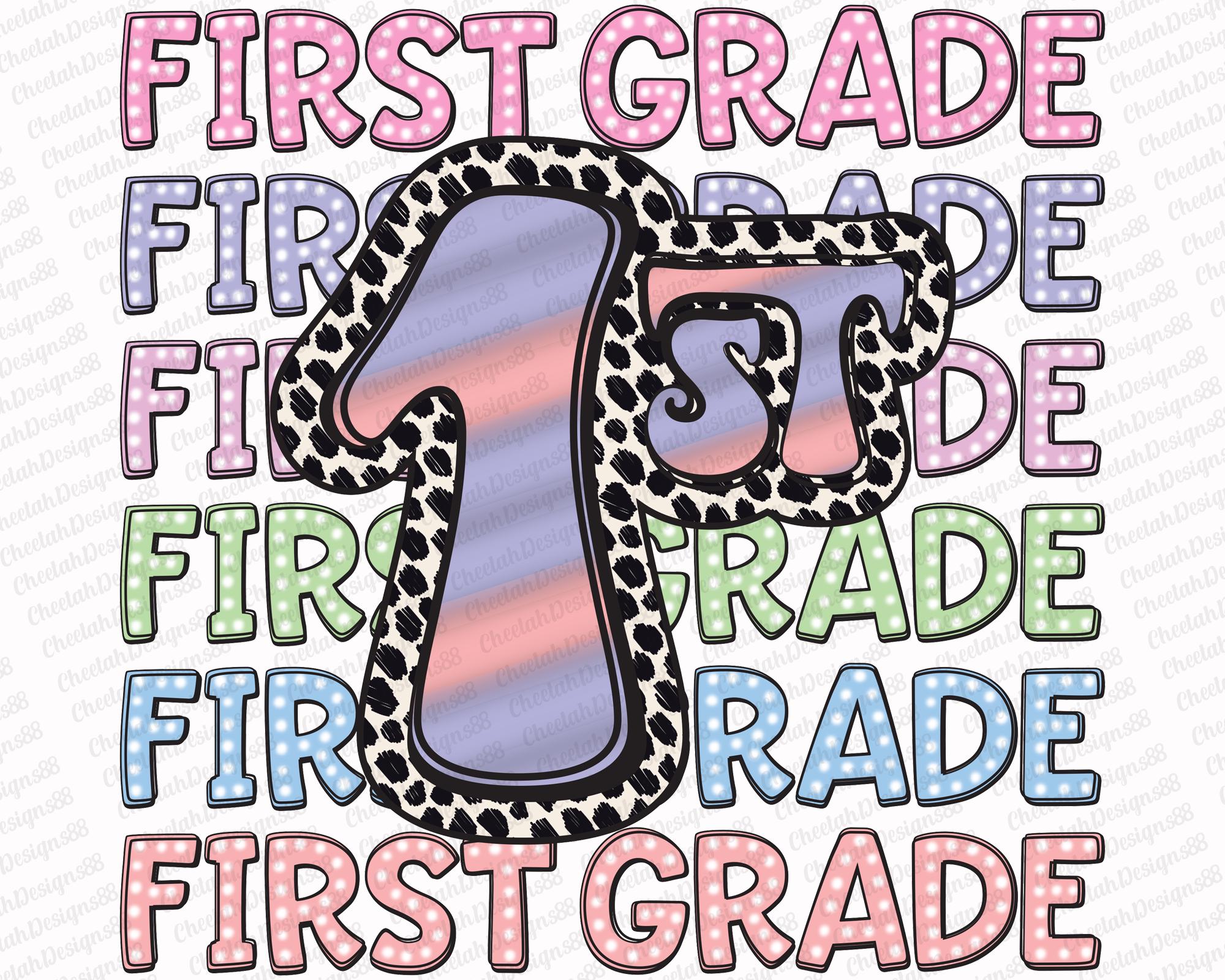1st Grade Png, First Grade Png, First Day of School, Back to School Png ...