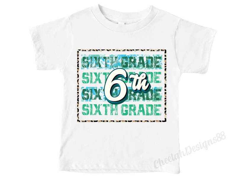 Sixth Grade Png, 6th Grade Png, First Day of School, Back to School Png ...