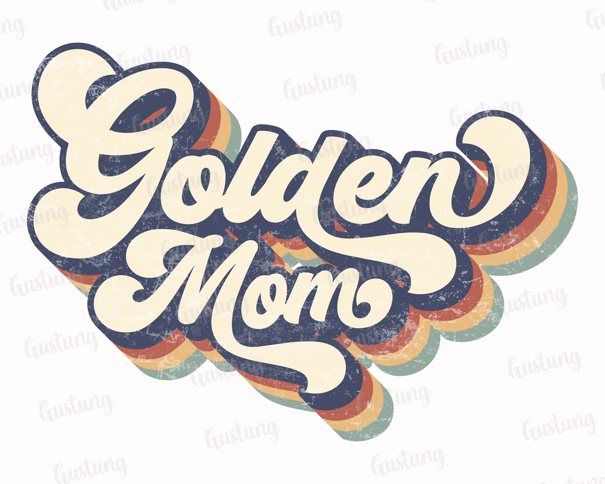 Golden Mom Sublimation PNG, Retro Sublimation Designs, Sublimate PNG - Etsy