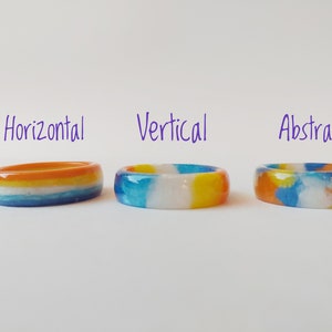 Aroace Ring - Aroace Pride Ring - Aroace Jewelry - Aroace Sunset Pride ...