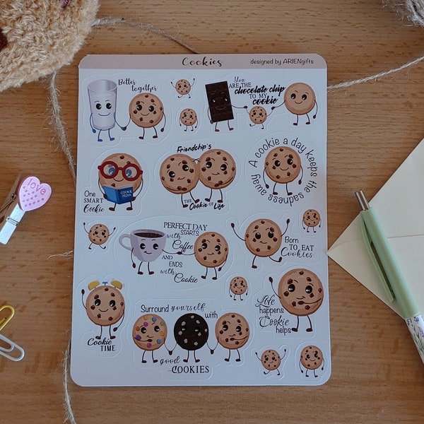 Cookie Stickers - Etsy