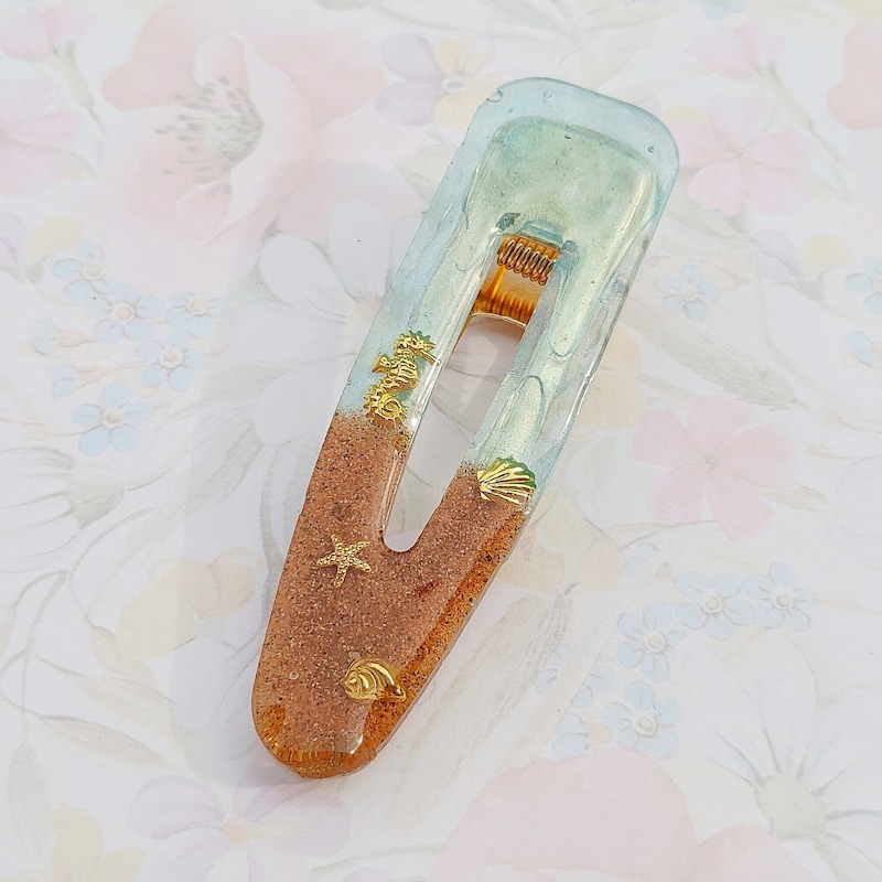 Resin Hair Clip - Etsy